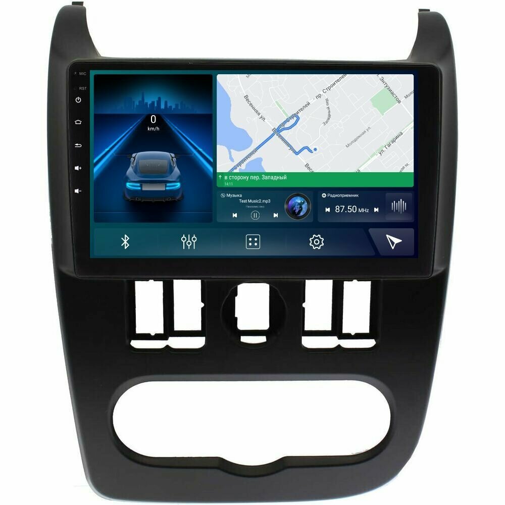 Магнитола CRS-300 подходит для Lada Largus 1 2012-2021 с Android 14, 4/32Gb память, 8 ядерный процессор, Carplay, DSP, 4G модем (Sim)