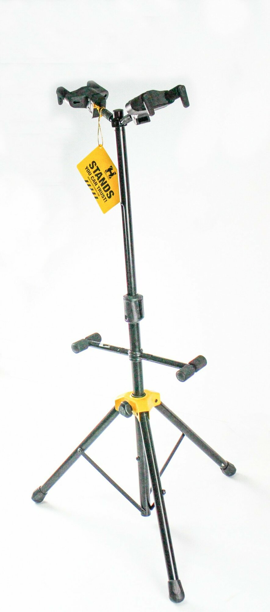 Напольная стойка для двух гитар, c автозахватом, HERCULES GS422B Plus