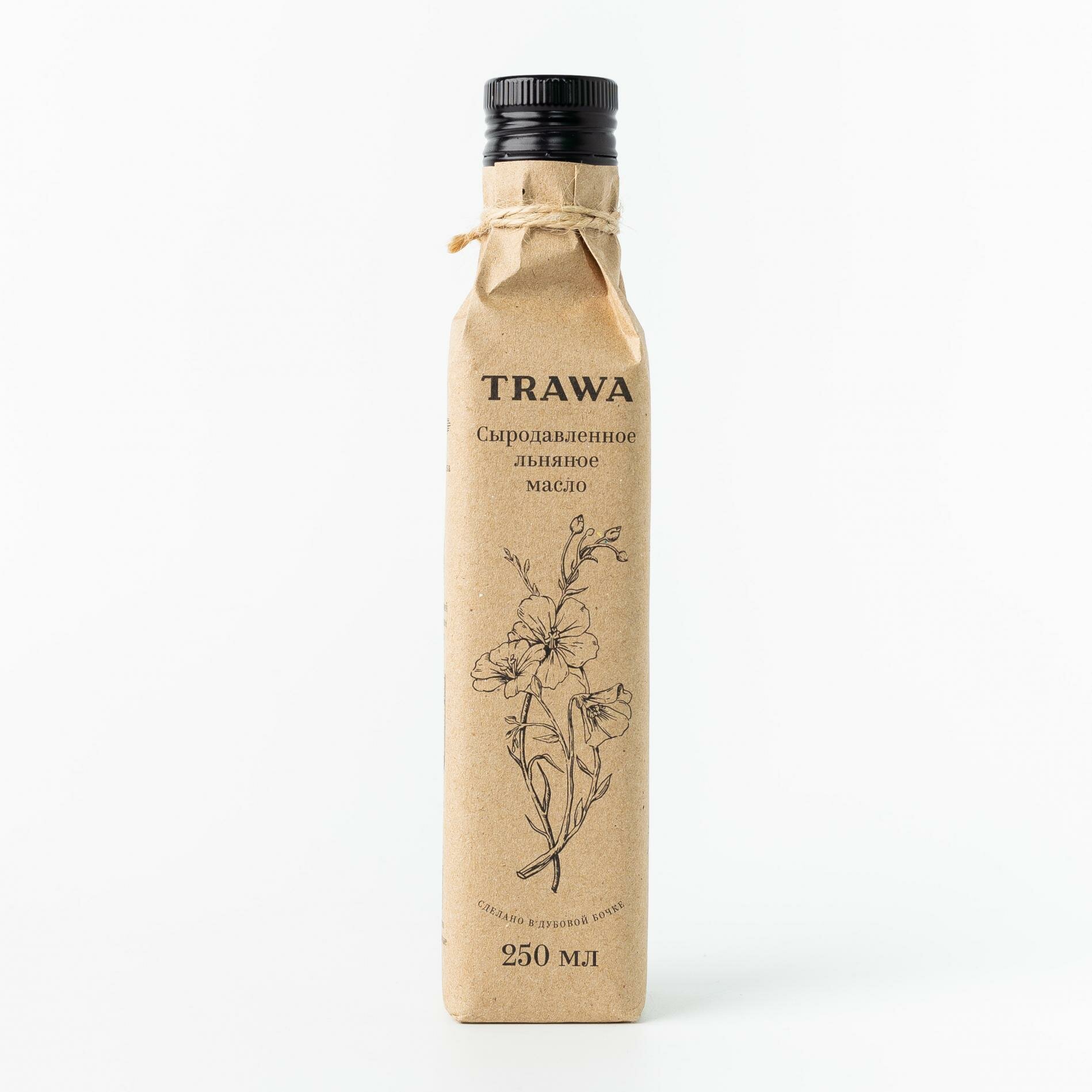 Масло Сыродавленное льняное Trawa, 250 мл