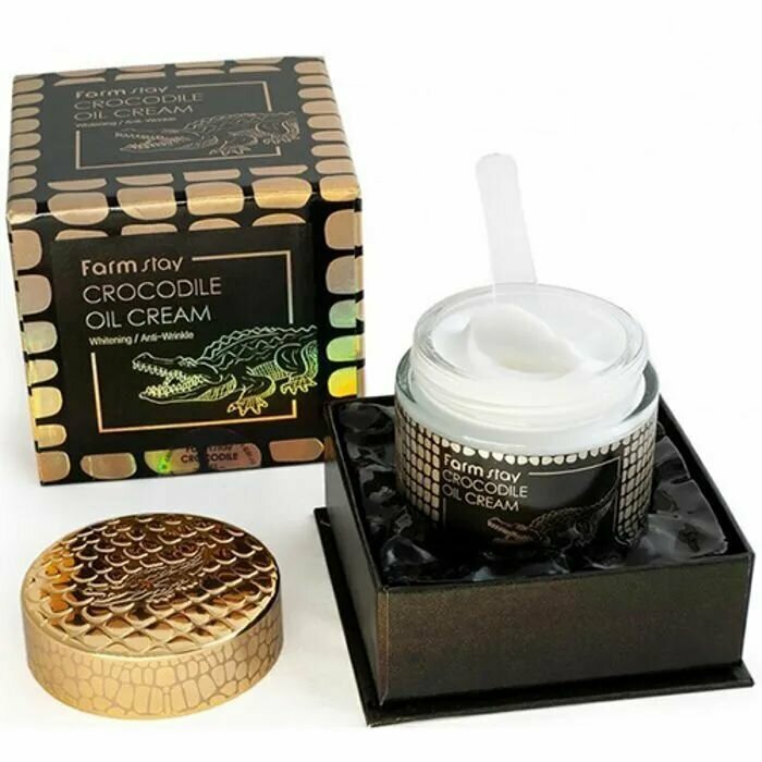 FarmStay Крем на основе крокодильего жира Crocodile Cream, 70гр