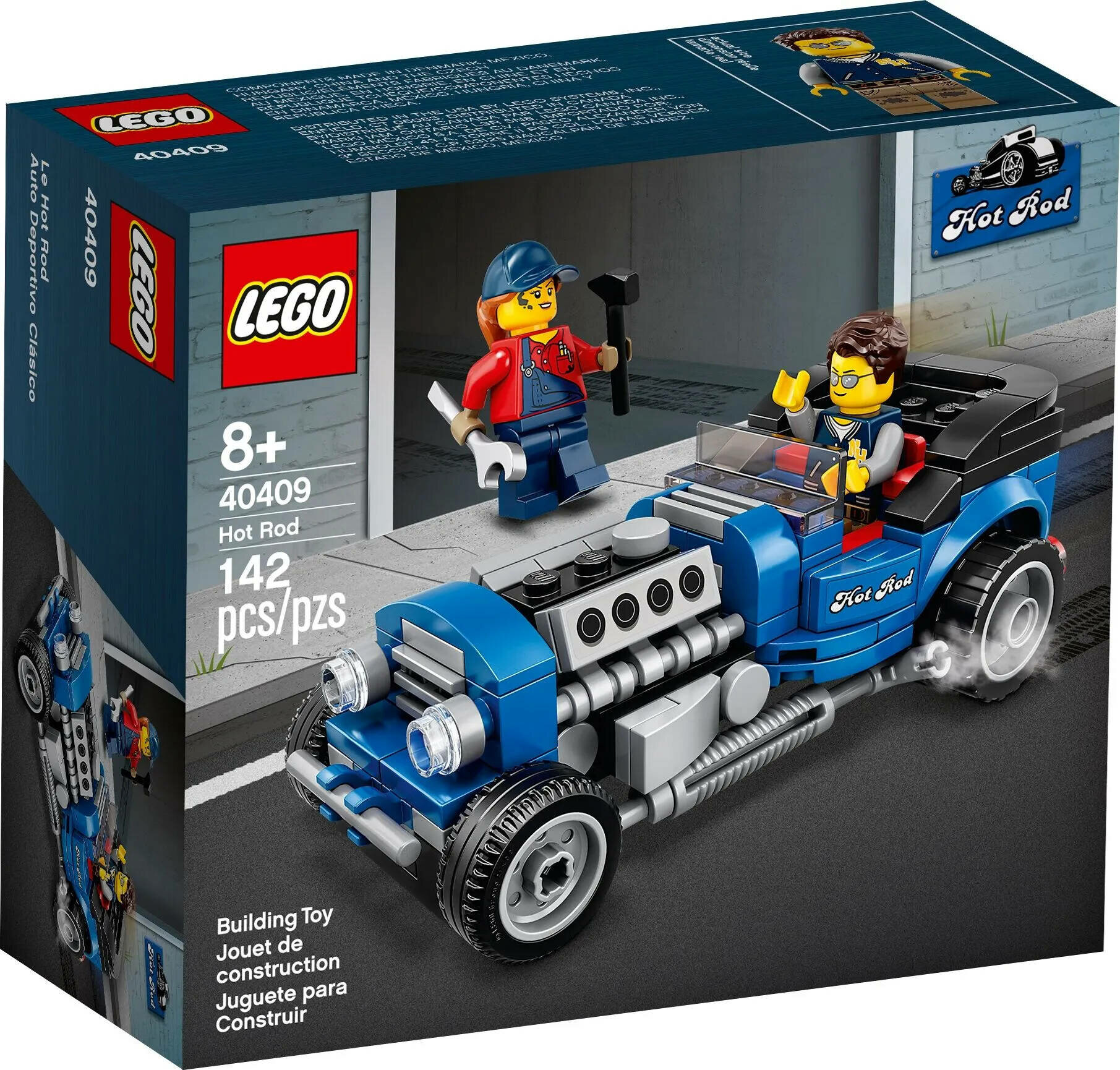 Конструктор LEGO Creator 40409 Hot Rod, 142 детали, от 8 лет, 2020 год