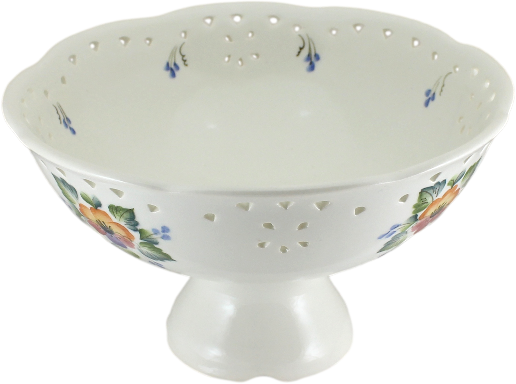 Семикаракорский фаянс фруктовница "Ретро" малая