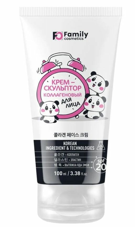Family Cosmetics Крем-Скульптор Панда, Коллагеновый, 100 мл