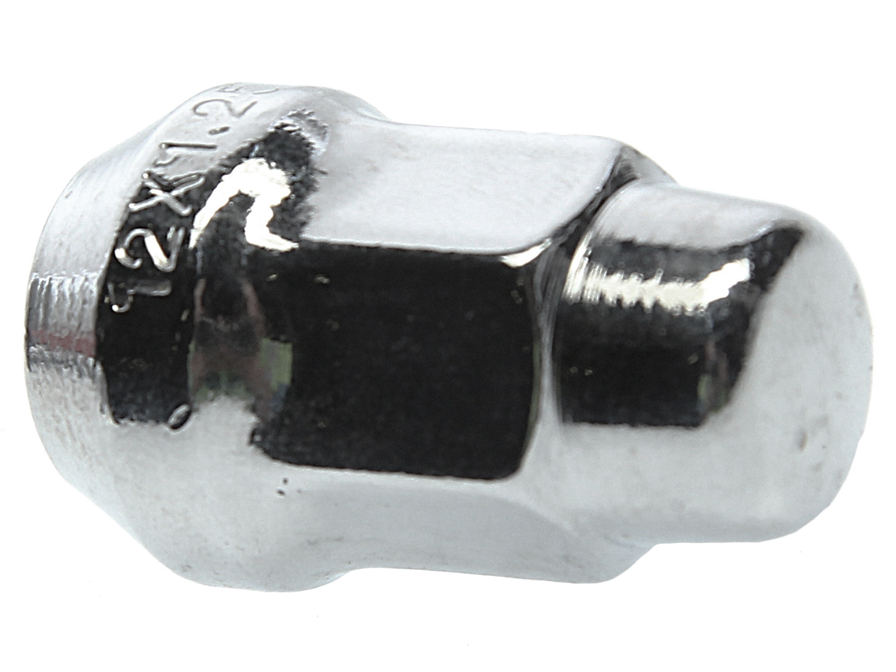 Гайка колеса М12х1.25х35 конус закрытая ключ 17мм MEGAPOWER