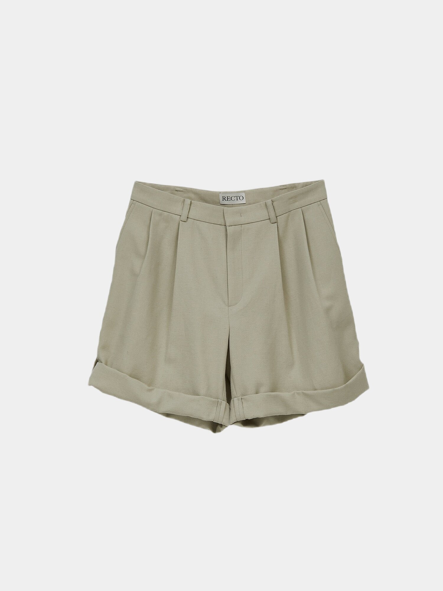 Шорты RECTO Wool Roll Up Detail Wide