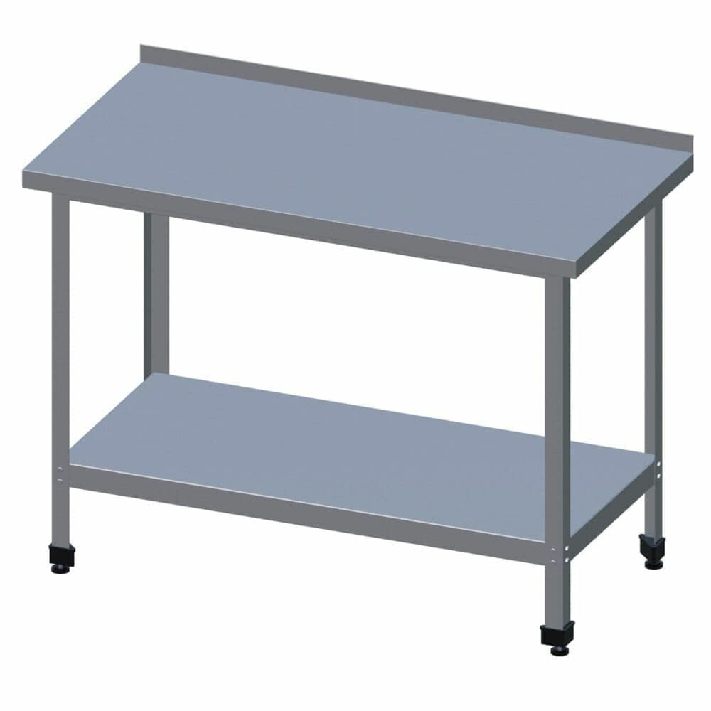Стол производственный Viatto СП-3/1500/600-ЮТ, сбортом, нержавеющая сталь.