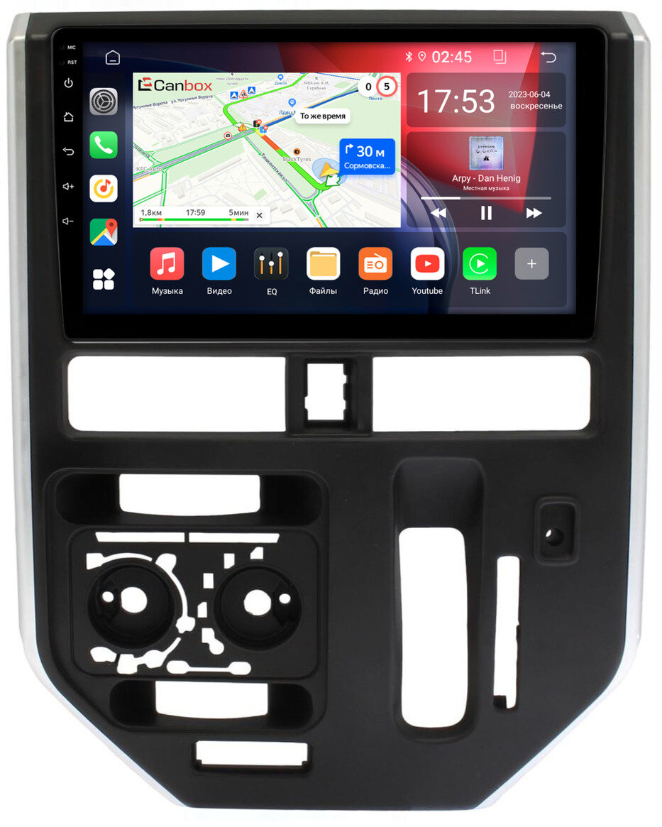 Штатная магнитола Canbox GT10-1392 Toyota Roomy 2016-2020 (авто без климат-контроля) 2/32 Android 10 (IPS, DSP, CarPlay)