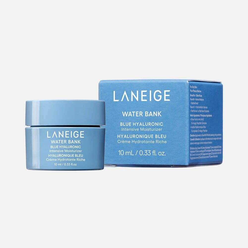 Laneige мини Гилуароновый увлажняющий крем для лица mini Water Bank Blue Hyaluronic Cream Moisturizer 10ml