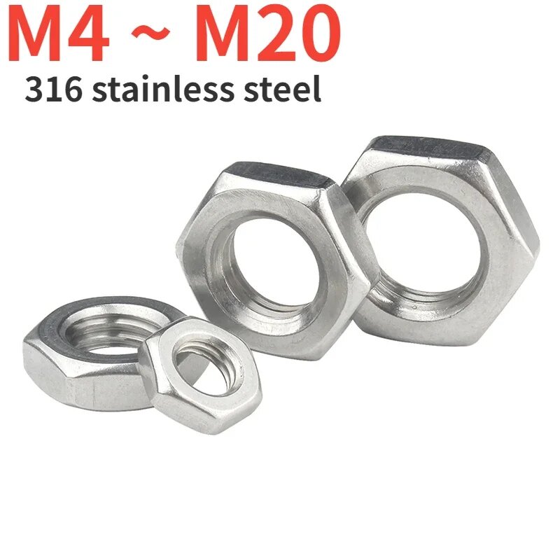 Гайки из нержавеющей стали M4-M20 M6(10pcs)