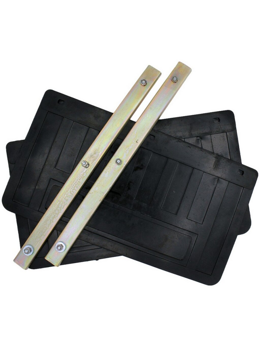 Брызговики задние для а/м ГАЗель (бортовая) (2 шт.) "Riginal" (с планкой)