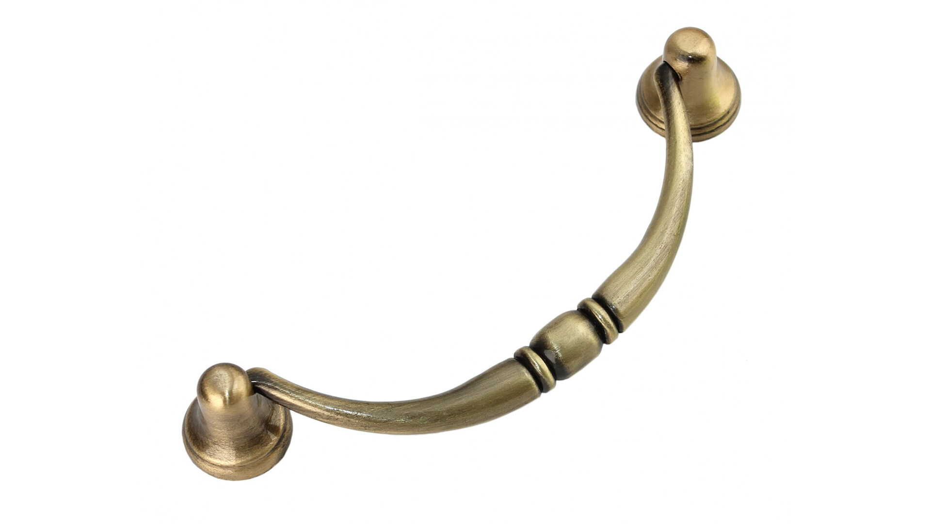 Мебельная ручка RS090AB.3/96, старинная латунь