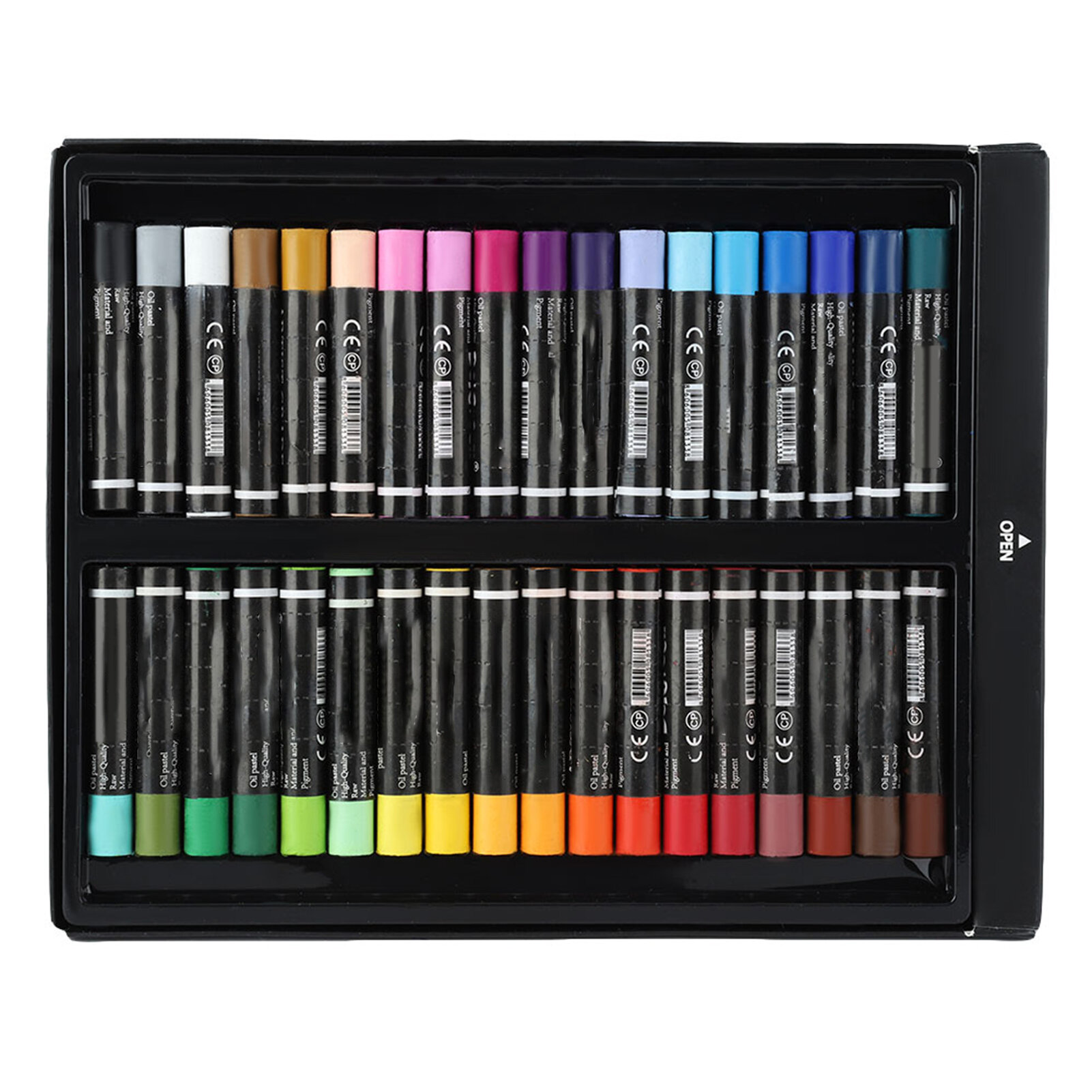 Набор масляной пастели 36 цветов, круглые, разные цвета, 12, 24, 36 цветов, школьные художественные принадлежности для рисования и раскрашивания