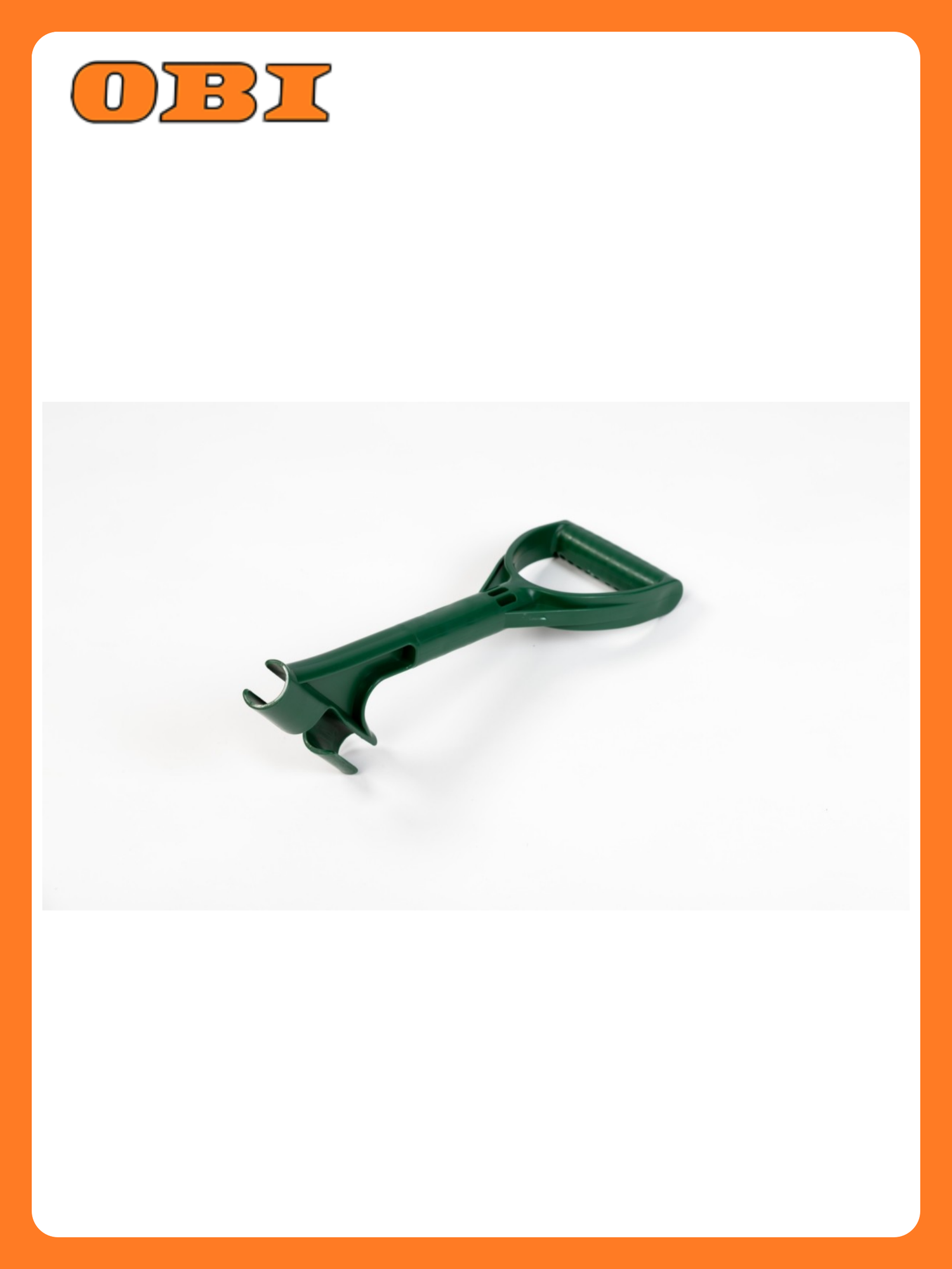 Рукоятка универсальная Заря ZP0094, морозостойкий полипропилен, алюминий, длина 40 см