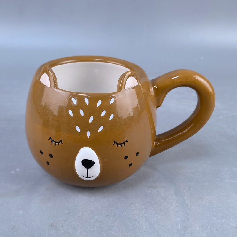 Доломитовая кружка, керамическая кружка с ленивцем, кружка для пары, кружка для кофе и молока, детская кружка с животными, индивидуальный набор.