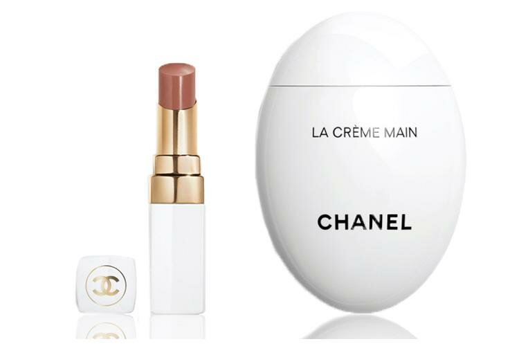 Комплект ухода женский CHANEL Refined Care крем для рук и бальзам для губ, 2 предмета, успокаивает кожу, защита от трещин