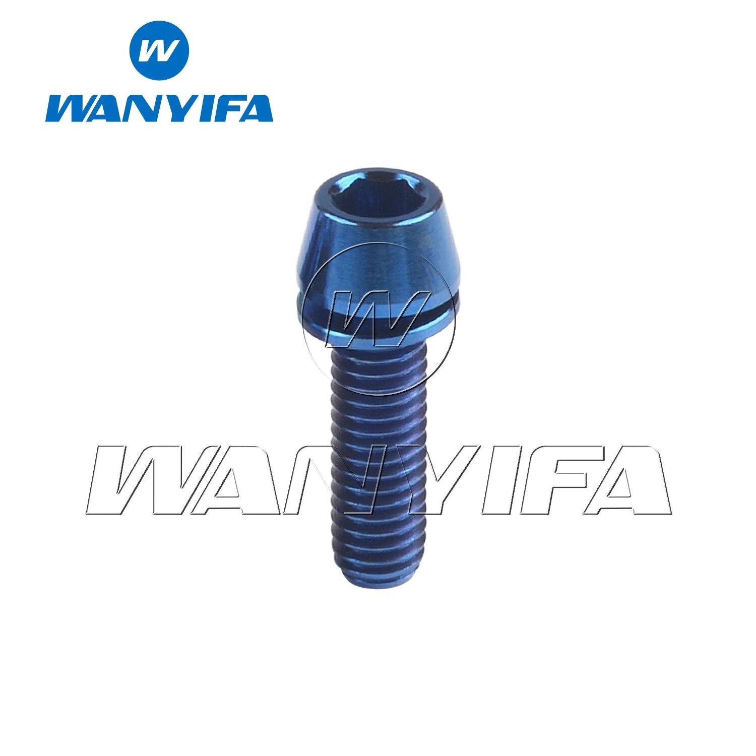Титановые болты Wanyifa Ti M6x16/18/20/25 мм Bule, 18mm