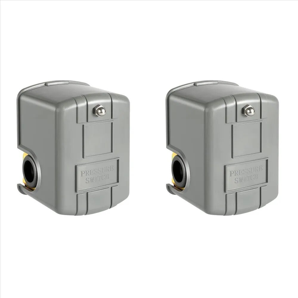 2 реле давления для скважинного насоса, регулируемый перепад давления воды 40-60 фунтов на квадратный дюйм, внутренняя резьба 1/4 дюйма NPT