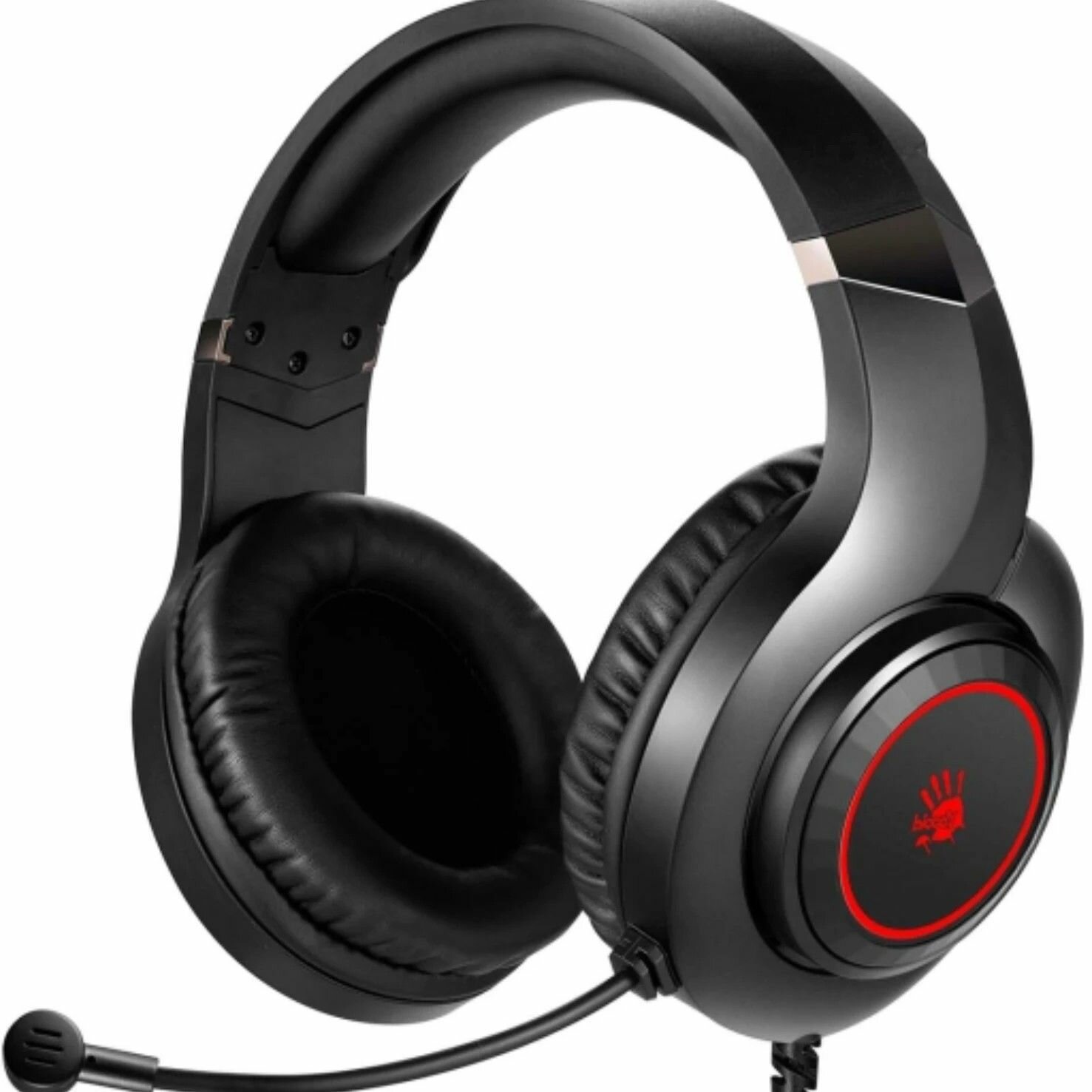 A4Tech Наушники с микрофоном Bloody G220S черный 2м мониторные USB оголовье G220S USB BLACK