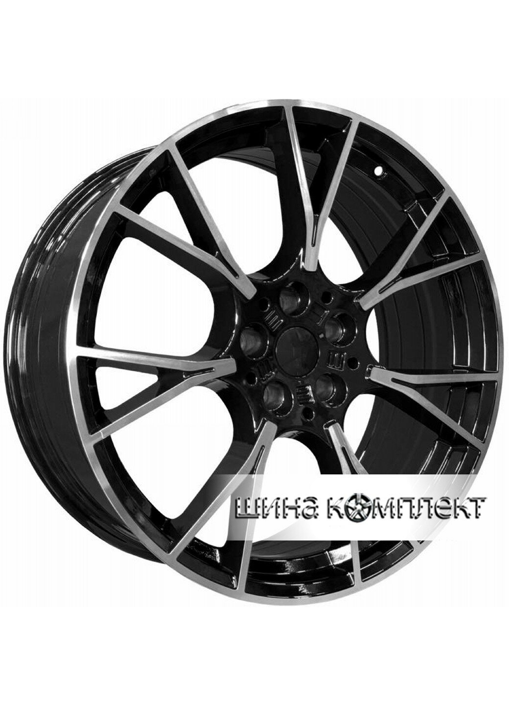 Колесный диск PDW 5407 8,5x19 5x112 ET25 66,6 Gloss Black Machine Face литой для автомобиля
