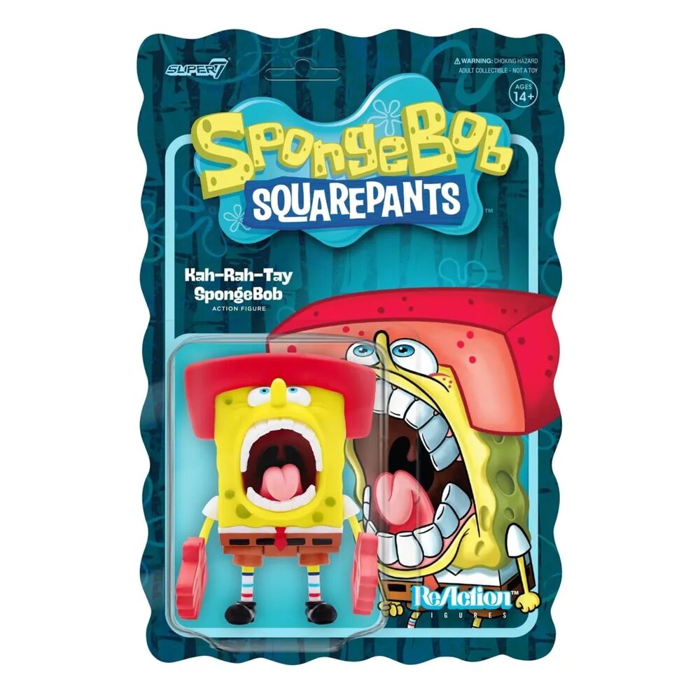 Super 7 Spongebob Squarepants Action Figure / Набор Игрушек Губка Боб С Куклами И Аксессуарами, Подходящий Для Праздничных Подарков Детям От 14 Лет И Старше