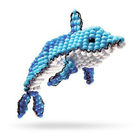 Набор для бисероплетения Радуга бисера #А-112 Игрушка "Дельфин"