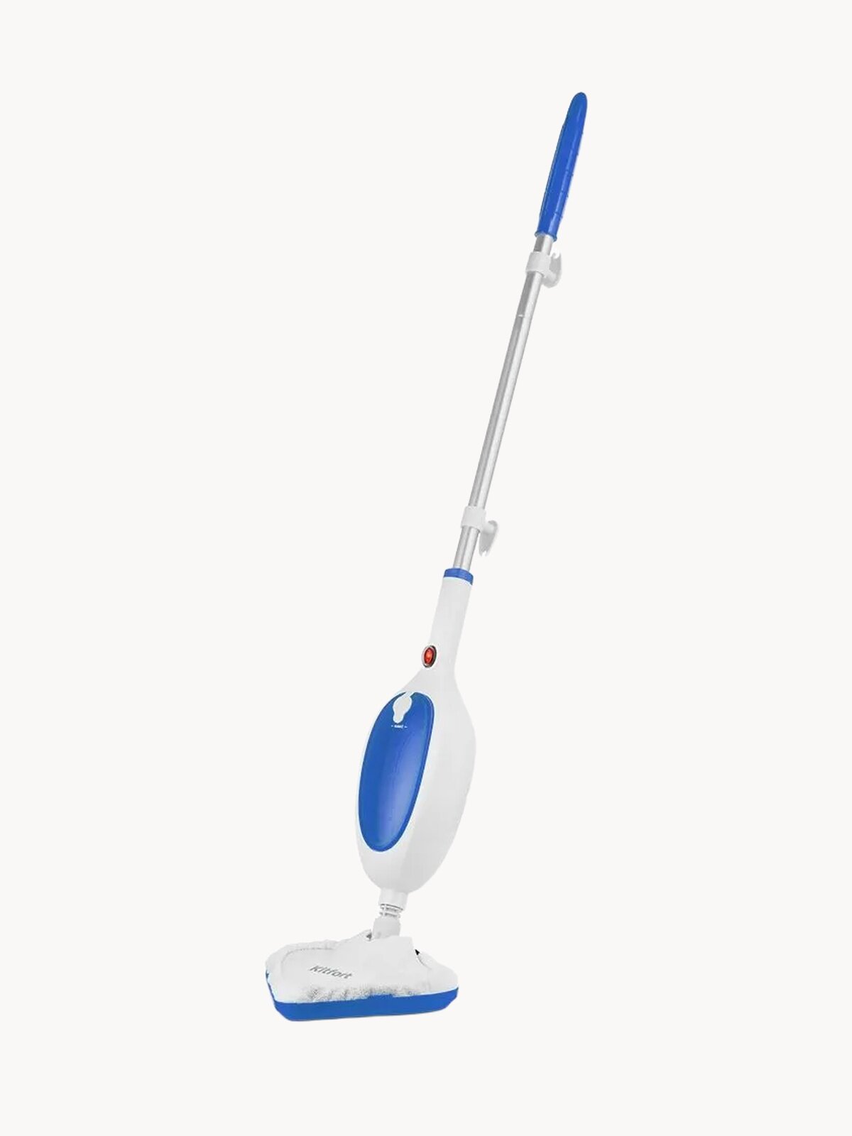 Паровая швабра "2 в 1" Kitfort КТ-1054-3 бело-синий