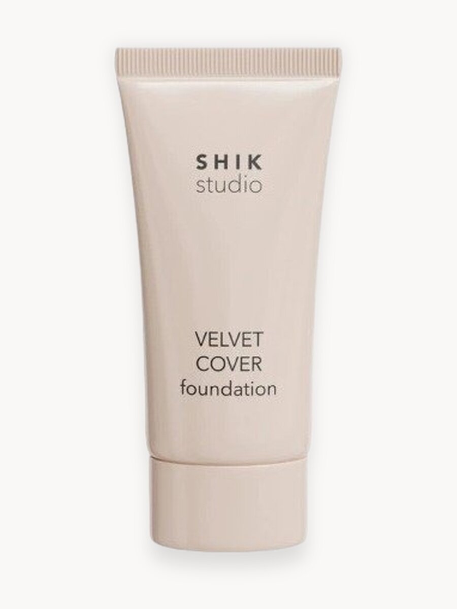 Тональный крем для лица увлажняющий SHIKstudio VELVET COVER FOUNDATION с естественным финишем 102 MILK бежевый