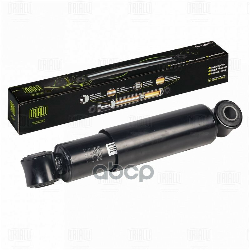 Амортизатор для прицепов BPW, SAF, SCHMITZ (349/539 72Х82 24Х55 24Х55 О/О) (AH 80612) Trialli арт. AH80612