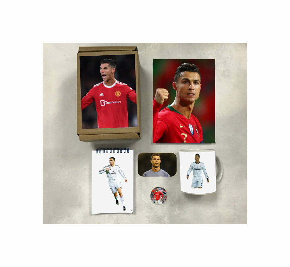 Бокс GOODbrelok принт "Криштиану Роналду, Cristiano Ronaldo" - CR0001