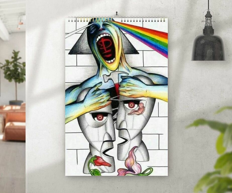 Календарь перекидной Pink Floyd, Пинк Флойд №22, А4
