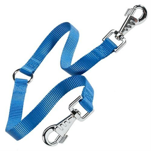 Rich Pet ПС0115 Поводок сворка 15мм Стандарт для двух собак, длина 65см, микс цветов