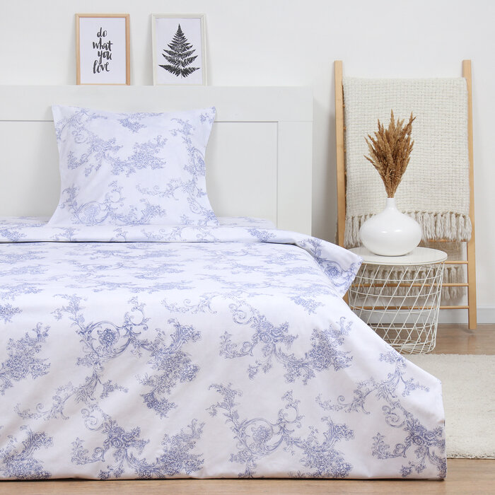 Комплект постельного белья LoveLife 1.5 сп "Вьюнок" 147*210,150*215,70*70 -1 шт,100% хлопок, бязь 120 г/м2, 10223699