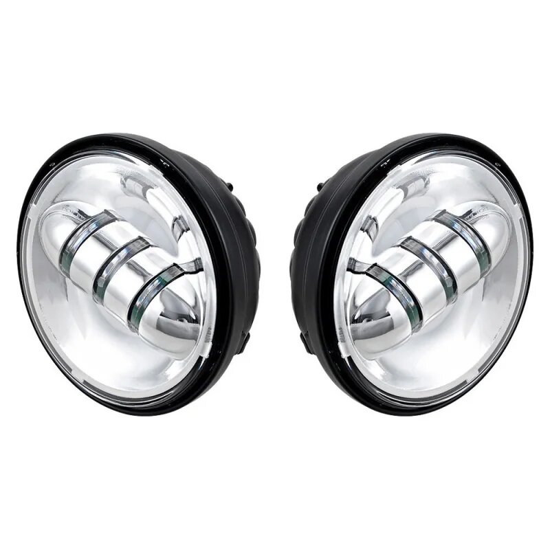 FADUIES хром 4,5 дюймов проектор светодиодные вспомогательные лампы для мотоцикла harley светодиодные противотуманные фары Chrome