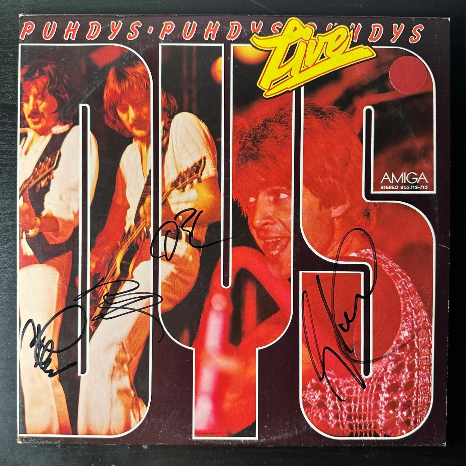 Виниловая пластинка Puhdys - Puhdys Live 2LP (Германия 1979г.) с автографами
