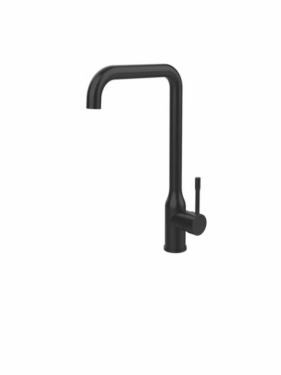 Смеситель для кухни Splenka S206.40.06, черный, поворотный, керамический картридж