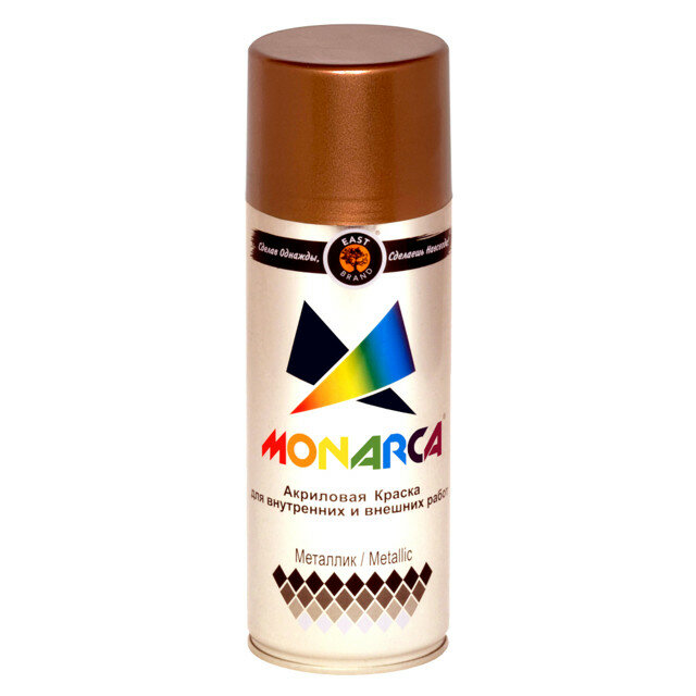 Краска аэрозольная MONARCA металлик медь 520мл, арт.30001
