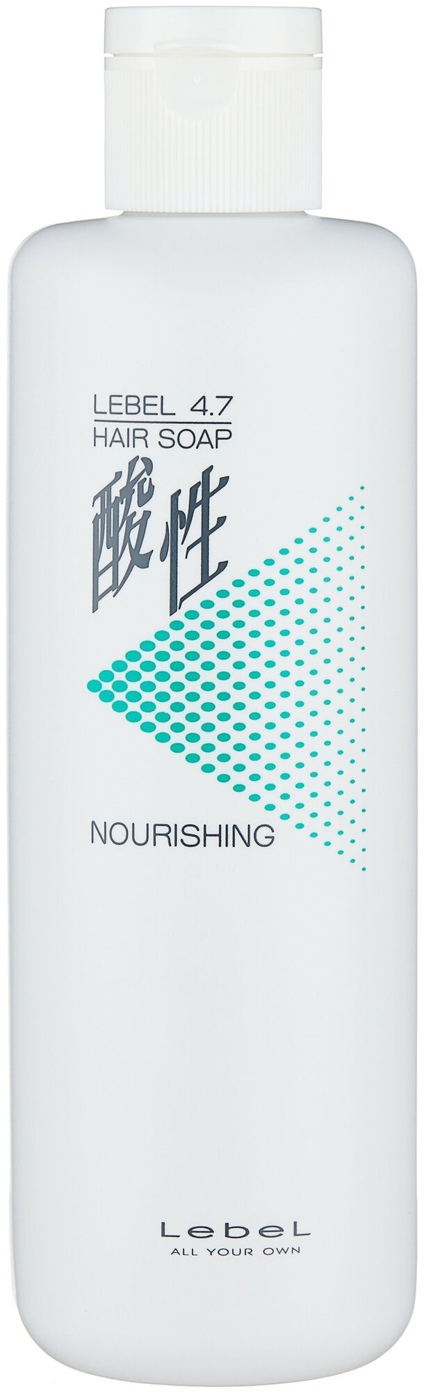 Шампунь Lebel Hair Nourishing Soap «Жемчужный 4,7» увлажнение и разглаживание , 400 мл