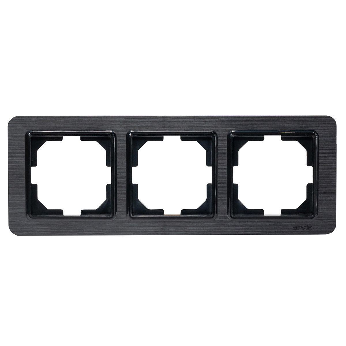 Рамка LAVIN тройная / черный