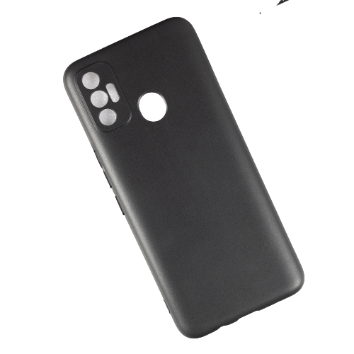 Чехол-накладка Чехол. ру для Tecno Spark 7 ультра-тонкая полимерная из мягкого качественного силикона черная