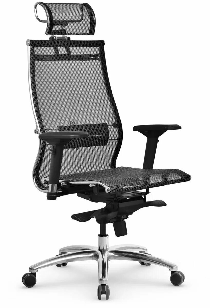 Кресло метта Samurai S-3.05 MPES, на колесиках, сетка, черный [z312819885]
