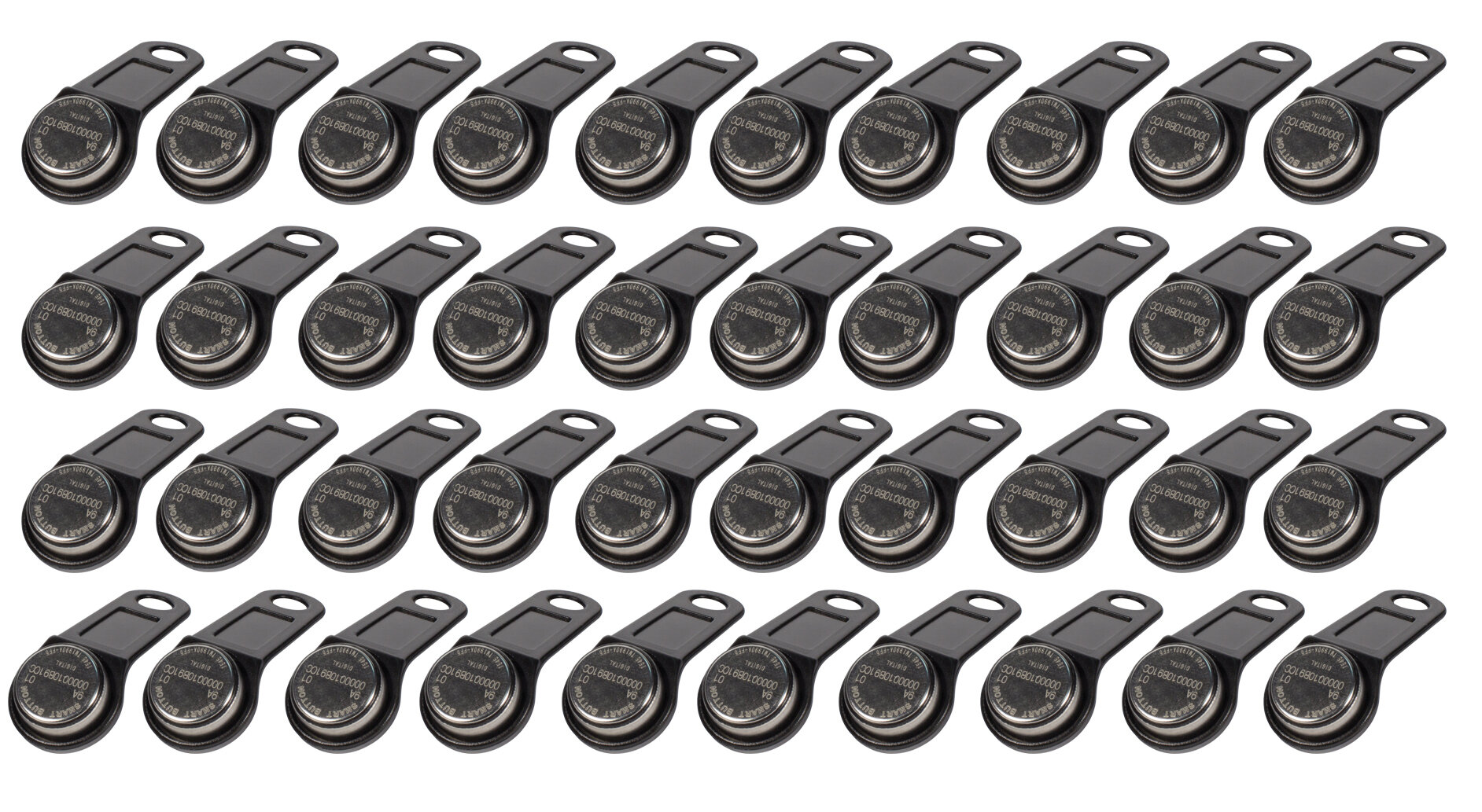 Ключи Touch Memory TM1990A iButton (чёрный) 40шт