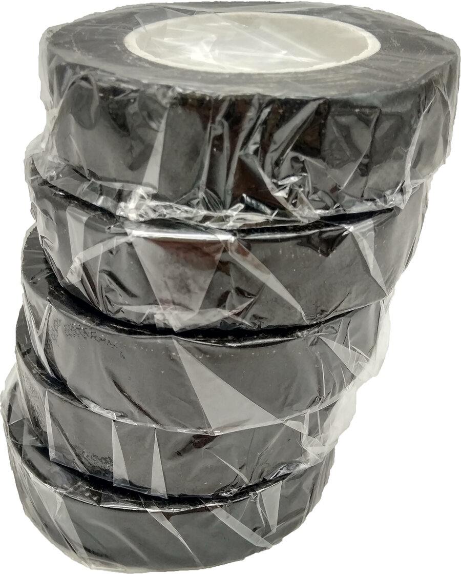 Изолента х/б 80гр черная (10 штук)