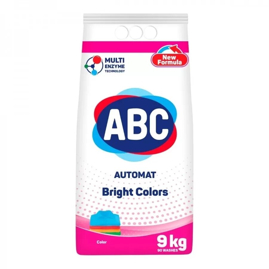 Стиральный порошок ABC для цветного, автомат, 9 кг