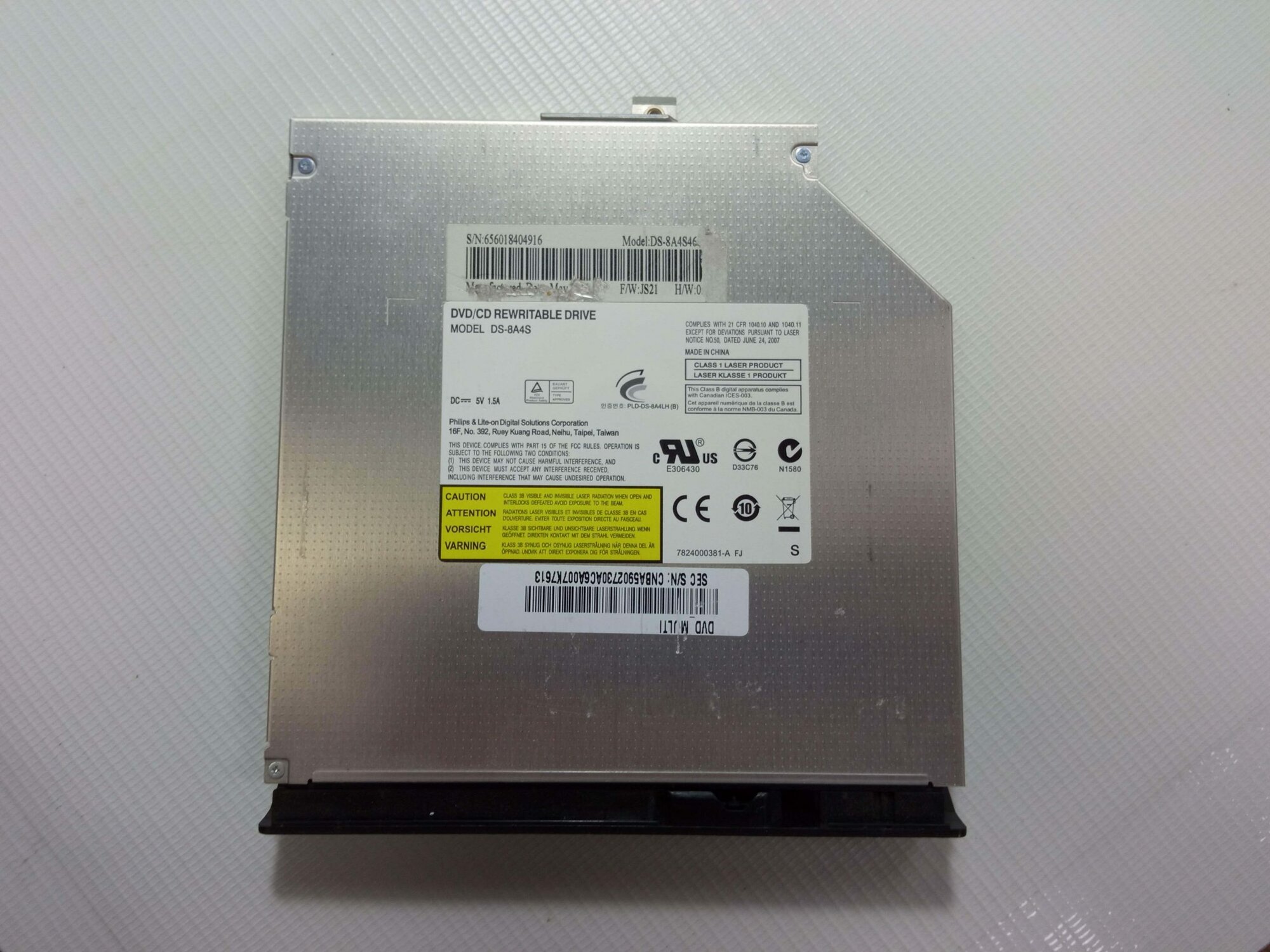 Оптический привод DVD-RW DS-8A4S