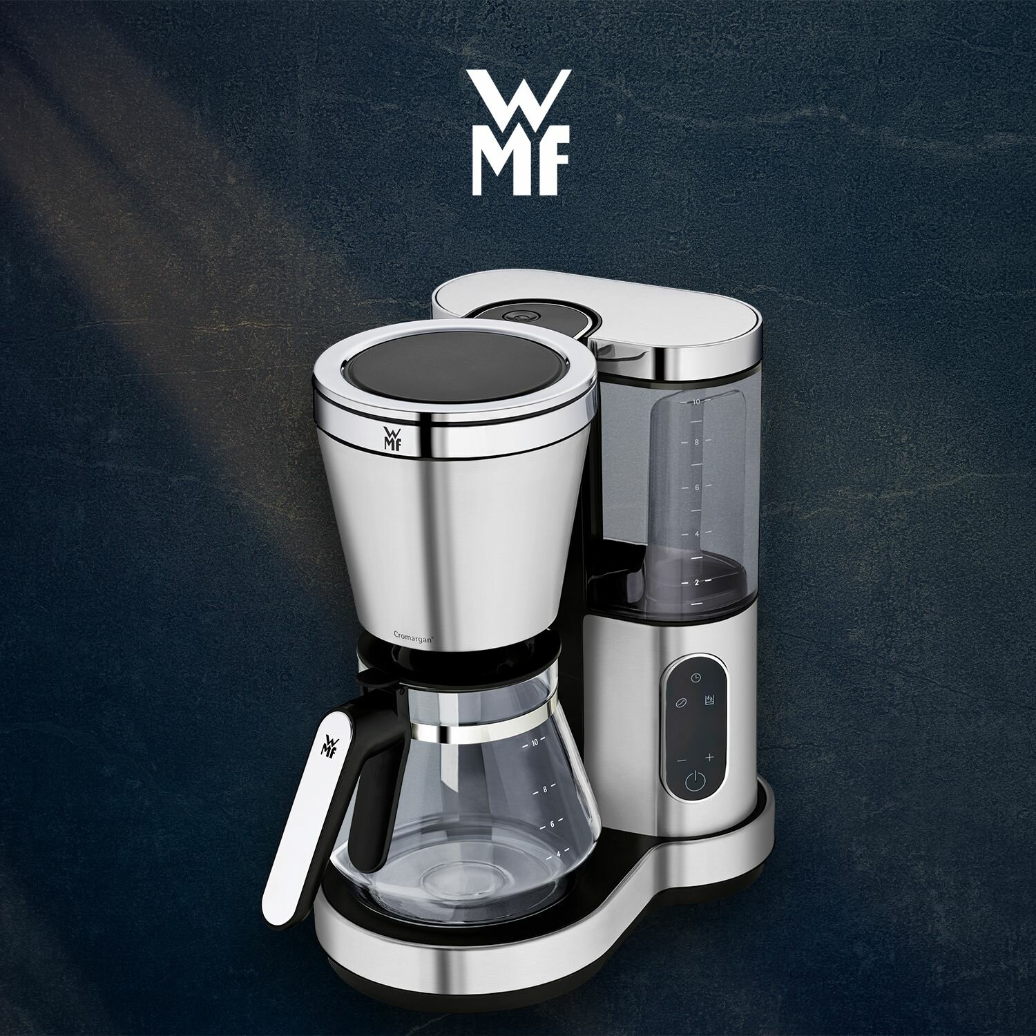 Кофеварка капельная WMF Lumero, серебристый, объем 1.25 л, мощность 1000 Вт, нержавеющая сталь Cromargan-LI