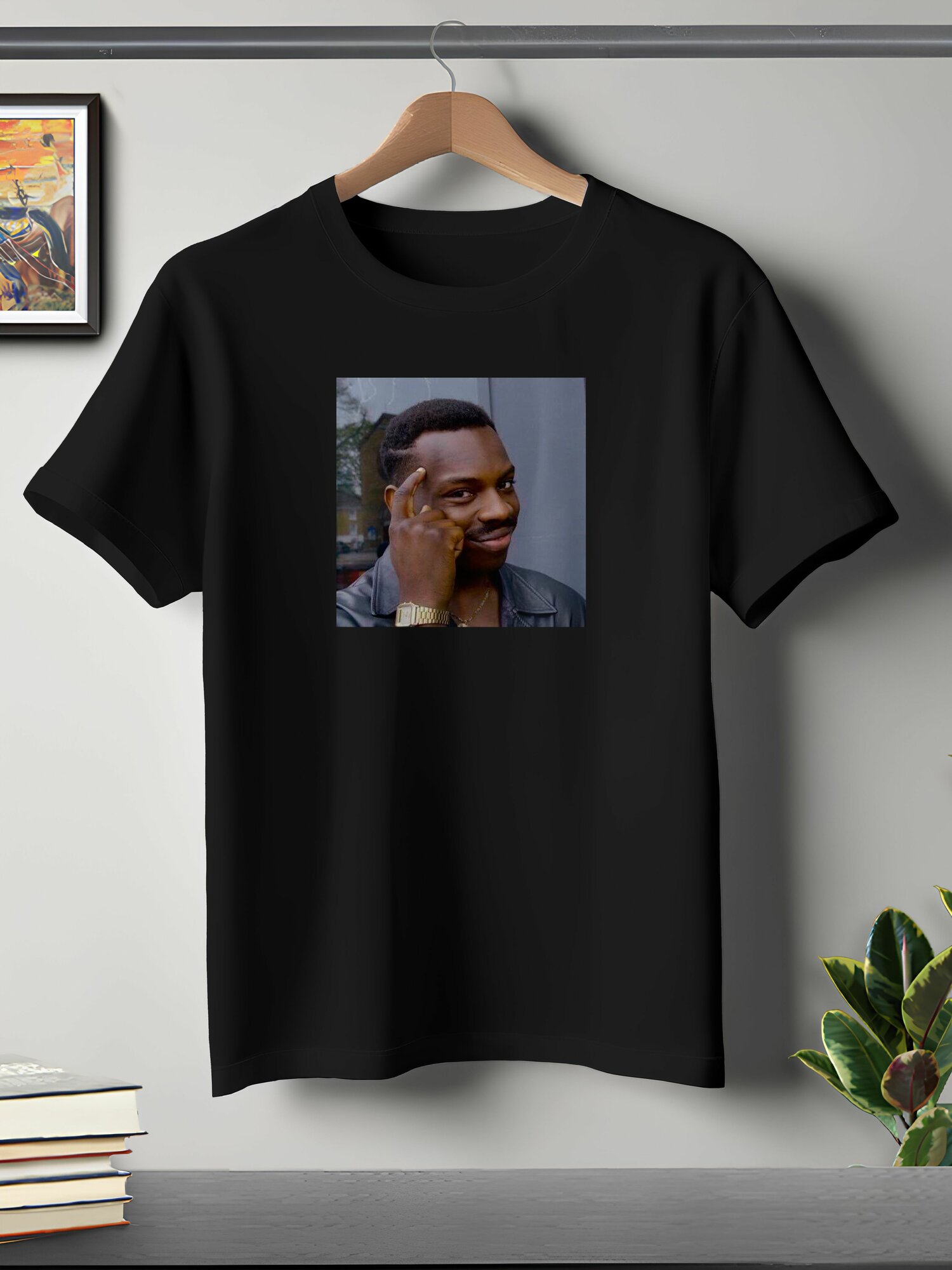 Футболка ONEQ унисекс 48-50 (L) размер с принтом Мемы, черная