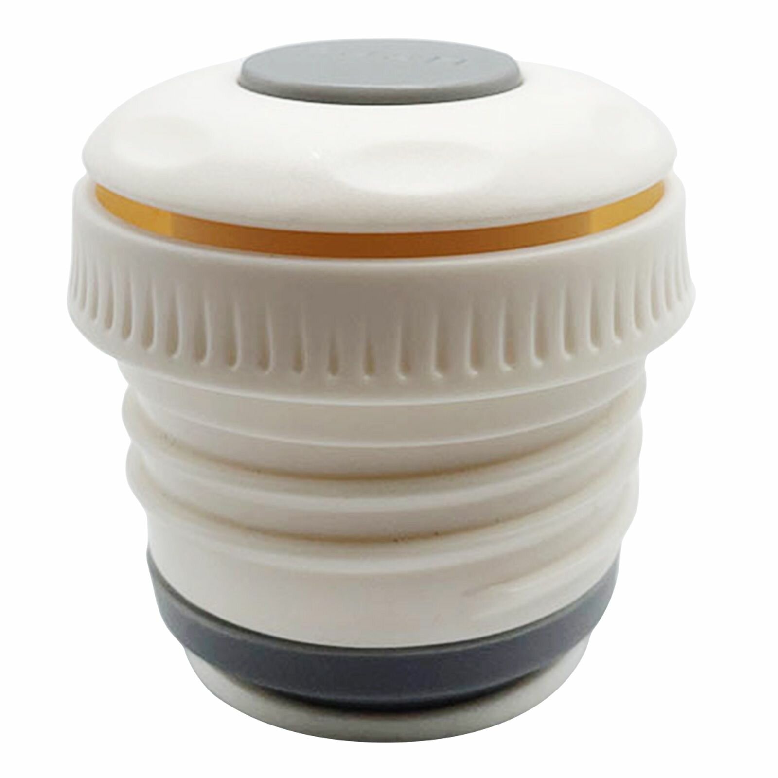 Силиконовый складной стакан - темно-синий - с плоской крышкой**