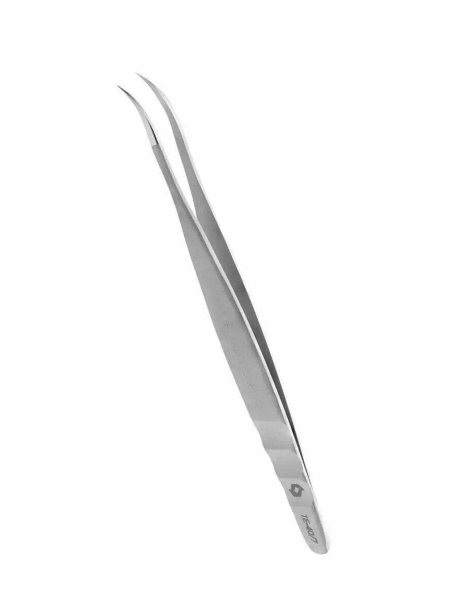 Пинцет для ресниц (изогнутый) (TE-40/7) STALEKS/ сталекс