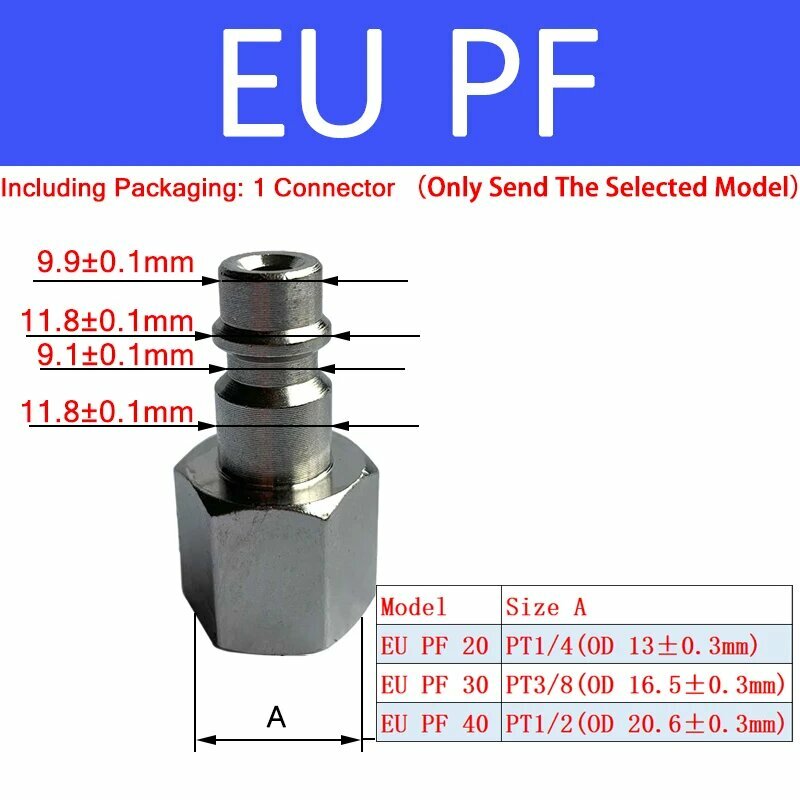 Быстроразъемный фитинг EU PF 20