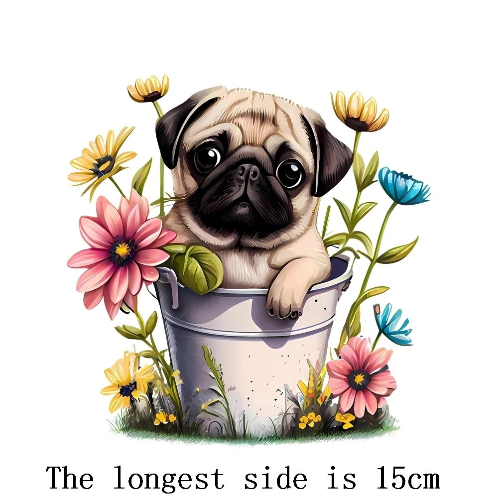 Теплопередающие нашивки животные 15 см Th3275-8